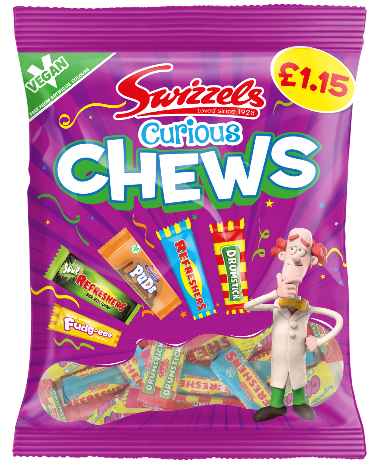 Swizzels Curious Chews x 12 Swizzels Curious Chews x 12