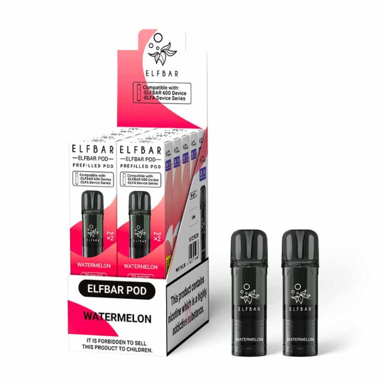 Elfbar 600 Prefilled Pod Watermelon - 2 Pack - Alliance Distribution Group